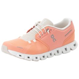 Sneaker On RUNNING "Cloud 5", Damen, Gr. 36, flamingo, pearl, Textil, Schuhe Sneaker