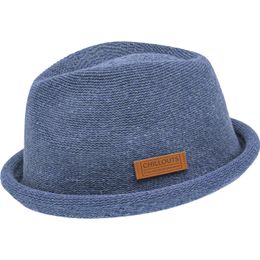 Trilby Chillouts "Tocoa Hat", Herren, Gr. S/M, blau (jeans), Feinstrick, Kunstfaser, unifarben, H&uuml;te, schnelltrocknend, langlebig, Formbest&auml;ndig