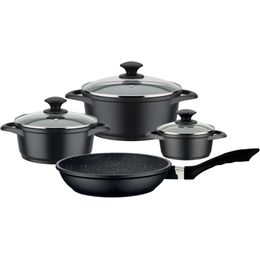 Topf-Set GSW "Gourmet Granit", schwarz, T&ouml;pfe, Induktion