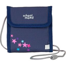 Brustbeutel School-Mood, Kinder, bunt (leni), Polyester, Kleinlederwaren