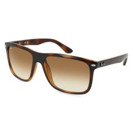 Ray-Ban RB4547 | Unisex-Sonnenbrille | Fassung: Vollrand, Quadratisch, Kunststoff, Havanna | Glasfarbe: Braun