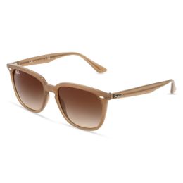 Ray-Ban RB 4362 | Unisex-Sonnenbrille | Fassung: Vollrand, Quadratisch, Propionat, Braun Hell | Glasfarbe: Braun