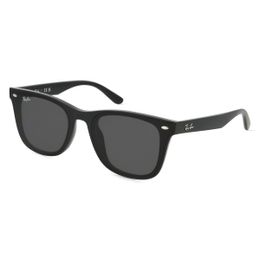Ray-Ban RB4420 | Unisex-Sonnenbrille | Fassung: Vollrand, Quadratisch, Kunststoff, Schwarz | Glasfarbe: Grau