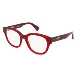 Kenzo KZ50212I Brille Damen | Fassung: Vollrand, Geometrisch, Bordeaux Gl&auml;nzend