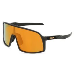 Oakley OO9462 SUTRO S | Herren-Sonnenbrille | Fassung: Vollrand, Monoscheibe, Kunststoff, Grau Matt | Glasfarbe: Braun Verspiegelt Gold