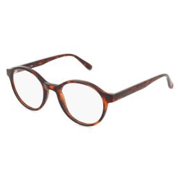 Fielmann LD 040 CL CHRIS Brille Unisex | Fassung: Vollrand, Rund, Havanna Dunkel