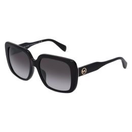 Michael Kors MK2183U | Damen-Sonnenbrille | Fassung: Vollrand, Quadratisch, Acetat, Schwarz | Glasfarbe: Grau Verlaufend