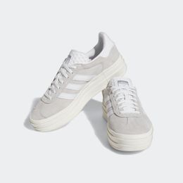 Sneaker adidas originals "GAZELLE BOLD", Damen, Gr. 43, grau (grau two, cloud wei&szlig;, core wei&szlig;), Leder, Synthetik, Schuhe Sneaker