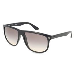 Ray-Ban RB4147 | Unisex-Sonnenbrille | Fassung: Vollrand, Quadratisch, Kunststoff, Schwarz | Glasfarbe: Grau Verlaufend