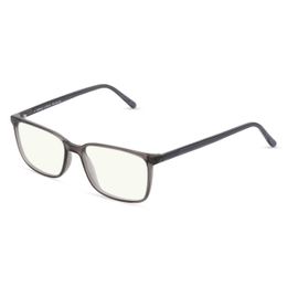 Blaulichtfilterbrille Fielmann JIL 006 BL | Herren | Fassung: Quadratisch Grau Transparent