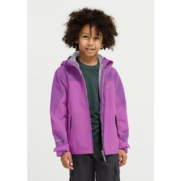 Outdoorjacke Jack Wolfskin "TRAILVENTURE 2L JKT K", Kinder, Gr. 164, foxglove, Obermaterial: 100% POLYESTER; Futter: 100% POLYESTER, Jacken Outdoorjacke