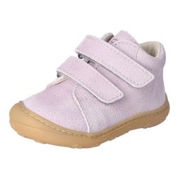 Lauflernschuh Pepino BY RICOSTA "CHRISY WMS Mittel", Baby, Gr. 24, misty rosa, Leder, Schuhe Lauflernschuh, Klettschuh, herausnehmb. Innensohle, Gr&ouml;&szlig;enschablone zum Download