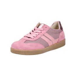 Sneaker Gabor "Gabor Sneaker Leder/Textil", Damen, Gr. 37, hellpink, Leder, Textil, Schuhe Sneaker