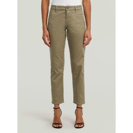 G-Star Raw Chinohose G-STAR "Kate Boyfriend Chino", Damen, Gr. 30, L&auml;nge 36, ensis gr&uuml;n, Obermaterial: 50% Baumwolle, 48% Baumwolle, 2% Elasthan, Hosen Chinohose