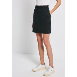 Minirock Street One, Damen, Gr. 44, gr&uuml;n (pine grove gr&uuml;n), Stoff, 95% Viskose, 5% Elasthan, unifarben, normal kniefrei, R&ouml;cke Minirock, mit Elastikbund