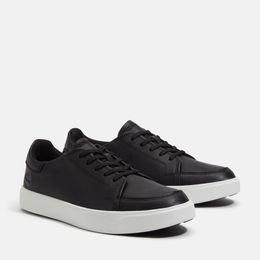 Sneaker Timberland "Emerson Street LOW LACE UP SNEAKER", Herren, Gr. 43, blk full grain, Leder, Synthetik, Schuhe Sneaker