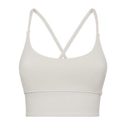 Sport-BH Plein Sport "Sport BH", Damen, Gr. L, grau (10, grau), Obermaterial: 80% Polyamid, 20% Elasthan, BHs Sport-BH