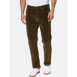 Thermohose Babista "Thermohose LUNUNO", Herren, Gr. 26, N-Gr, braun (cognac), Obermaterial: 98% Baumwolle CO. 2% Elasthan EL., Hosen Thermohose