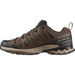 Salomon Herren Laufschuh "XA PRO 3D V9", Gr. 44,5falcon, desert tan, schwarz, Synthetik, Textil, Schuhe