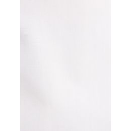 Businesshemd Seidensticker "Schwarze Rose", Herren, Gr. S (37), verl&auml;ngerte &Auml;rmell&auml;ngen, wei&szlig;, 100% Baumwolle, unifarben, tailored fit, 2-Knopf-Manschette, Hemden, Shaped 1/1 Extra lang Kentkragen Uni