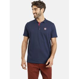 Poloshirt Jan Vanderstorm "Poloshirt NISSE", Herren, Gr. XL, blau (dunkelblau), Obermaterial: 100% Baumwolle CO., Shirts