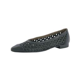 Ballerina Paul Green "Paul Green Ballerinas Leder/Textil", Damen, Gr. 39, schwarz, Leder, Textil, Schuhe Ballerina