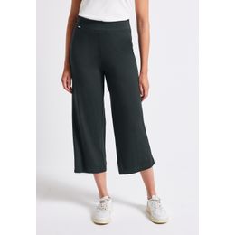 Culotte Street One, Damen, Gr. 36, L&auml;nge 26, gr&uuml;n (pine grove gr&uuml;n), Stoff, 95% Viskose, 5% Elasthan, unifarben, loose fit kn&ouml;chelfrei, Hosen Culotte, im Loose Fit