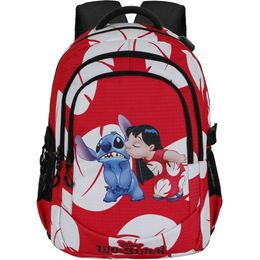 Disney Backpack 'Lilo and Stitch Kiss-PLUS Running' boy Red size One Size