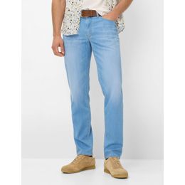 Brax Herren Five-Pocket-Hose Style CADIZ BRIGHT SEA WATER USED, denim hellblau, Gr. 40/34