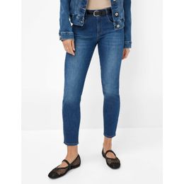 Brax Damen R&ouml;hrenjeans Style SHAKIRA S USED REGULAR BLUE, denim blau, Gr. 38