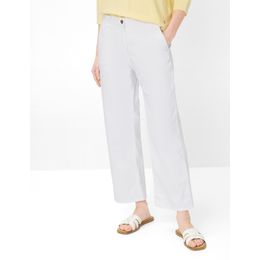 Brax Damen Culotte Style MAINE S WHITE, denim wei&szlig;, Gr. 48