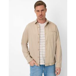 Brax Herren Overshirt Style KAY sand, Beige, Gr. M