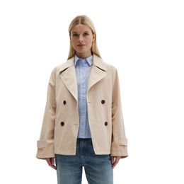 Marc O'Polo Outdoorjacke MARC O'POLO "aus Organic Cotton-Twill", Damen, Gr. 32, linen beige, Obermaterial: 100% Baumwolle; Futter: 100% Baumwolle, unifarben, relaxed fit, normaler Saum, Jacken Outdoorjacke