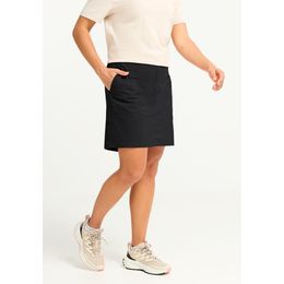 Hosenrock Jack Wolfskin "DESERT SKORT W", Damen, Gr. 42, schwarz, Obermaterial: 95% POLYAMID, 5% SONSTIGE FASERN. Futter: 100% POLYESTER, R&ouml;cke