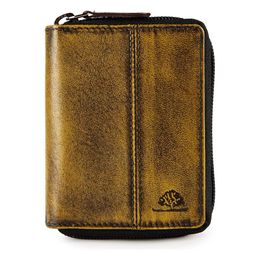 Green Burry Greenburry Wallet 'Destressed' female Yellow size One Size