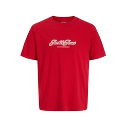 Jack & Jones Jungen T-Shirt "JORCATSKILLS TEE SS CN FST JNR"samba, Gr. 176, JACK & JONES JUNIOR, bedruckt, Single Jersey, Obermaterial: 100% Baumwolle, Shirts