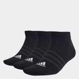 Funktionssocken adidas Performance "THIN AND LIGHT SPORTSWEAR LOWCUT SOCKEN, 3 PAAR", Herren, Gr. S (37/39), schwarz-wei&szlig; (schwarz, wei&szlig;), Obermaterial: 47% Baumwolle, 43% Polyester, 8% Nylon, 2% Elasthan, gestreift, Socken
