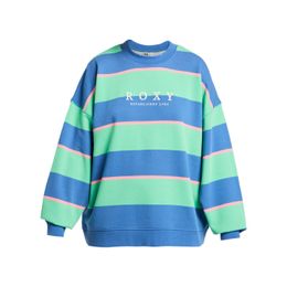 Sweatshirt Roxy "Strictly Stripes Oversized", Damen, Gr. XL, katydid stripy soul, Obermaterial: 60% Walkfrottier, 40% Microfaser;, Sweatshirts Sweatshirt