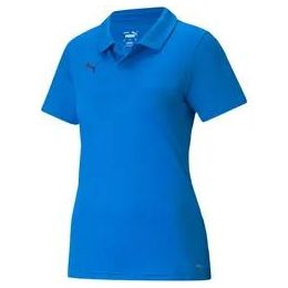 Puma teamLIGA Sideline Poloshirt Damen electric blue lemonade-Puma white S