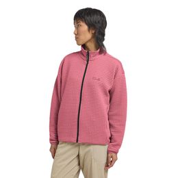 Fleecejacke Jack Wolfskin "MOGARI FZ W", Damen, Gr. S (36), eveningrose, Obermaterial: 95% Polyester, 5% sonstige Fasern. Futter: 100% Polyester, Jacken Fleecejacke