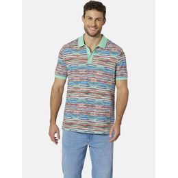 Poloshirt Babista "Poloshirt MONZIO", Herren, Gr. 3XL, gr&uuml;n (gr&uuml;n gemustert), Obermaterial: 100% Baumwolle CO., Shirts