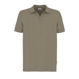 JOOP! Poloshirt JOOP JEANS "Pono", Herren, Gr. XL, medium beige, Jersey, Obermaterial: 80% Baumwolle, 15% Polyester, 5% Elasthan, unifarben, normal, Rippb&uuml;ndchen, Shirts, mit Struktur
