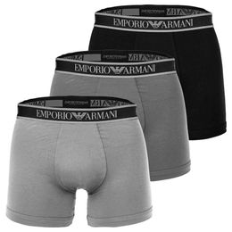 Emporio Armani Boxer shorts male Grey, Black size XXL