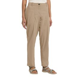Outdoorhose Jack Wolfskin "DESERT PANTS W", Damen, Gr. 40, Normalgr&ouml;&szlig;en, oat, Obermaterial: 95% Polyamid, 5% sonstige Fasern, Hosen Outdoorhose