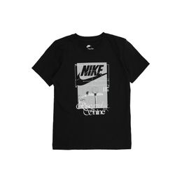 Nike Sportswear Shirt 'RISE AND SHINE' boy Black size XL