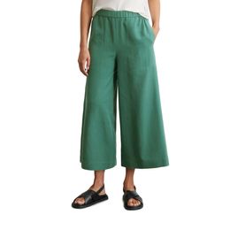 Marc O'Polo Chinohose MARC O'POLO "aus TENCEL&trade; Lyocell-Leinen-Mix", Damen, Gr. 32, Normalgr&ouml;&szlig;en, m440, Obermaterial: 90% Lyocell, 10% Leinen, unifarben, weit kurz, Hosen Chinohose