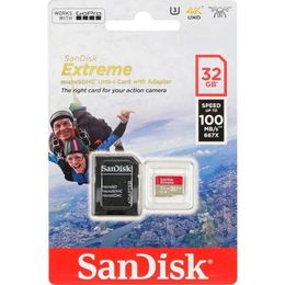 Sandisk microSDHC Action SC 32GB Extr.100MB A1 SDSQXAF-032G-GN6AA