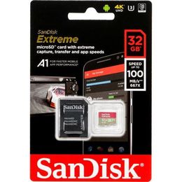 Sandisk microSDHC V30 A1 32GB Extreme 100MB SDSQXAF-032G-GN6MA