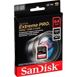 Sandisk Extreme Pro SDXC 64GB UHS-I C10 U3 V30