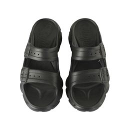 Sandale Buffalo "Buffalo Damen Buffalo Cld Ari Slide Vegan Foam", Damen, Gr. 36, schwarz, Kunstfaser, unifarben, Schuhe Sandale